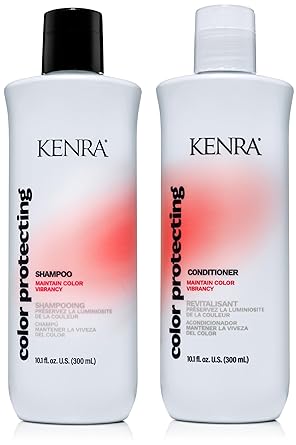 Amazon.com: Kenra Color Protecting Shampoo & Conditioner Set |Color ...