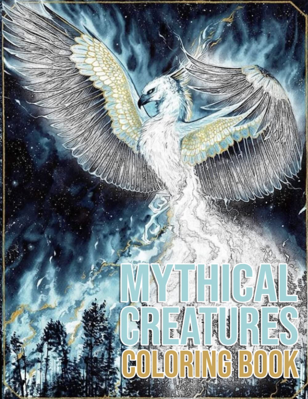 Mythical Creatures Coloring Book 30 Beautiful Fantasy Colouring Pages ...