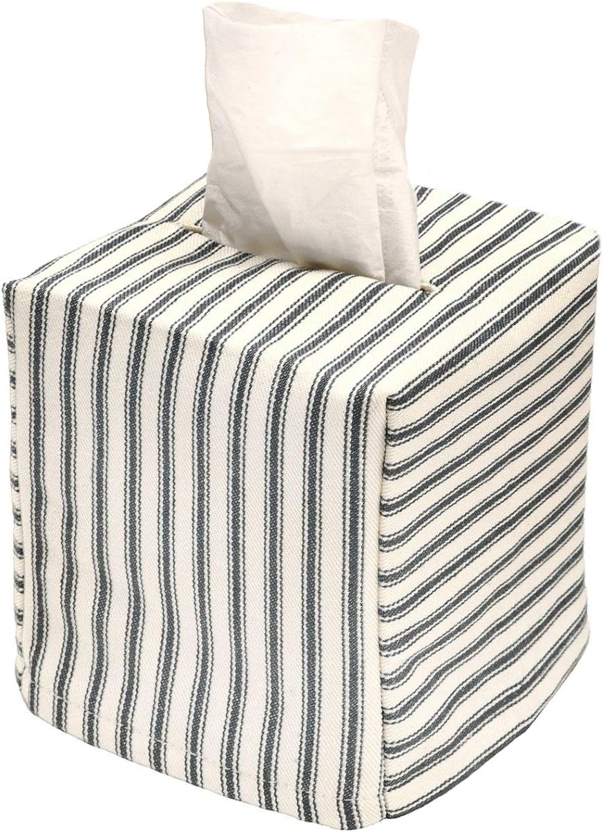 Amazon.com: Fabric Tissue Box Cover, Tissue Holder Slipcover, Slips ...