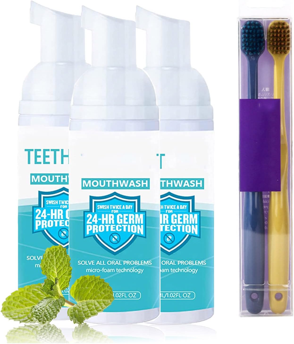 Mouthwash Foam, Calculus Removal, Teeth Whitening, Healing Mouth Ulcers ...