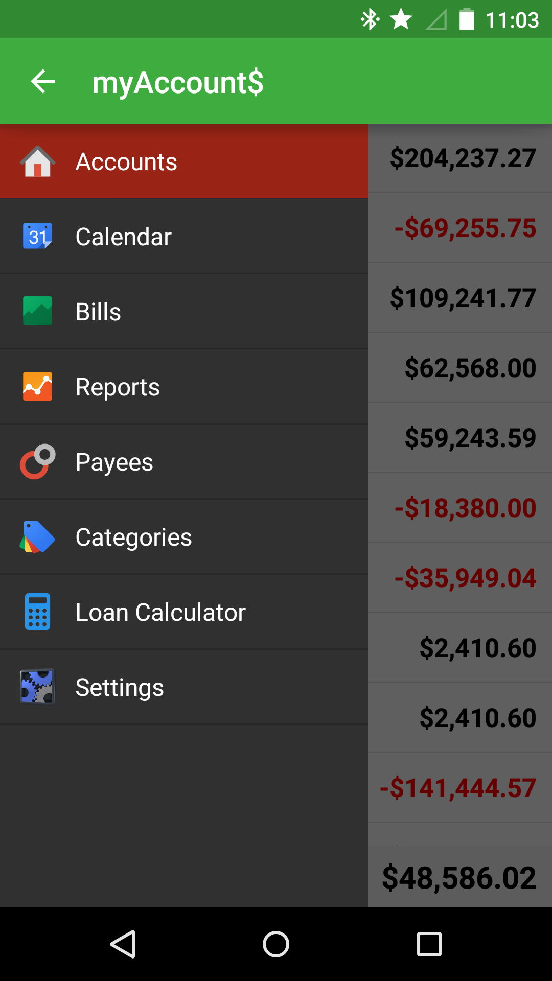 myAccount$ Free - App on the Amazon Appstore