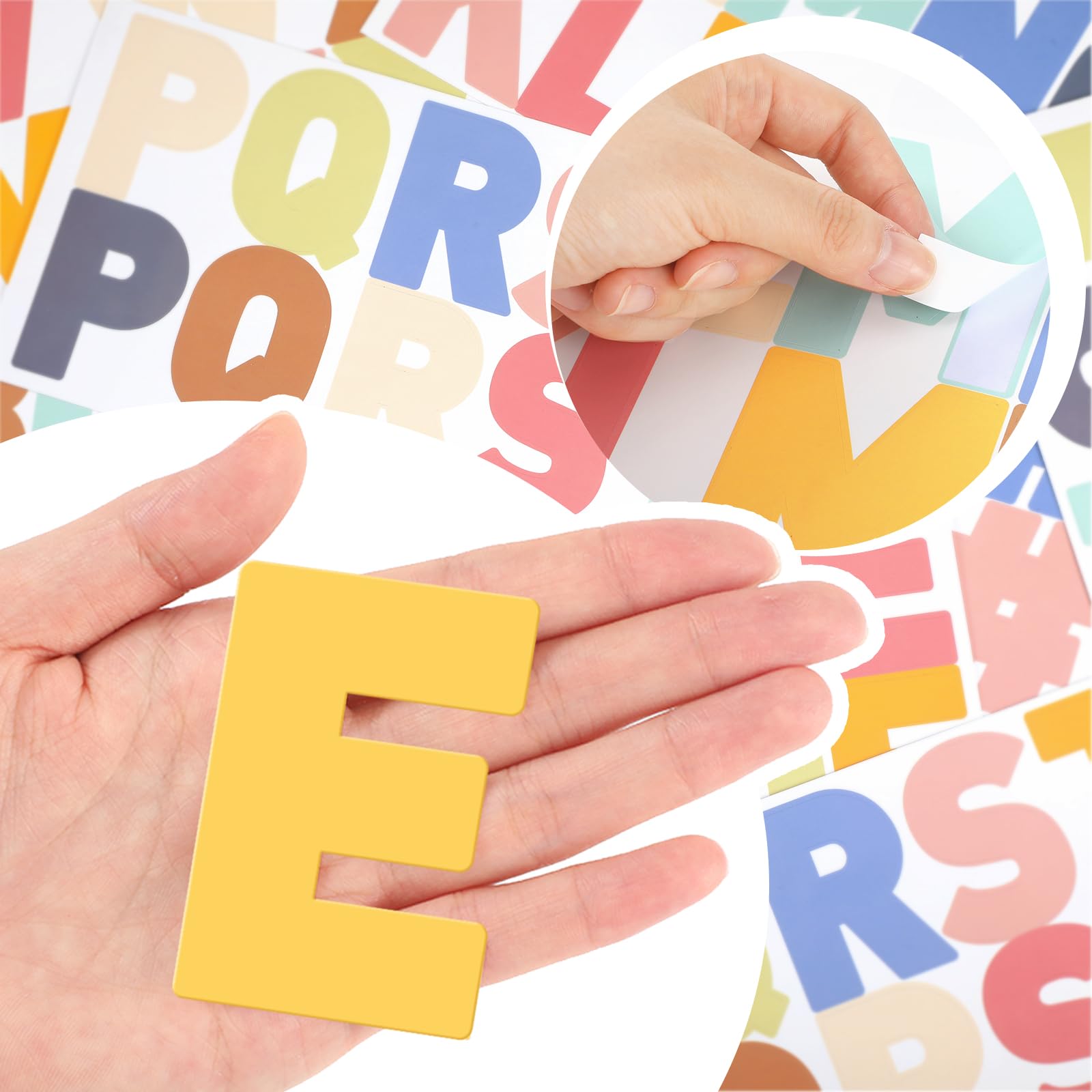 Snapklik.com : Chinco 232 Pcs 24 Sheets Large Letter Stickers 2.5 Inch ...