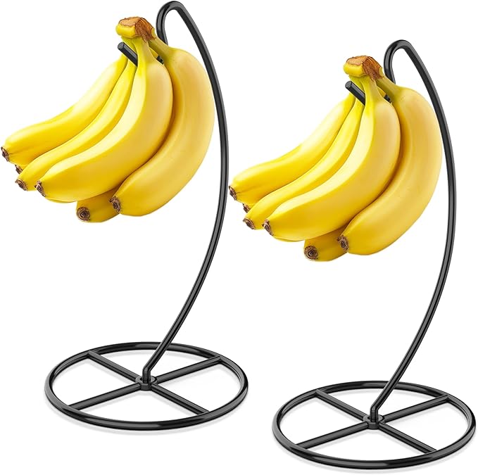 Amazon.com - Beesini 2 Pack Banana Holder, Banana Tree Stand Metal ...