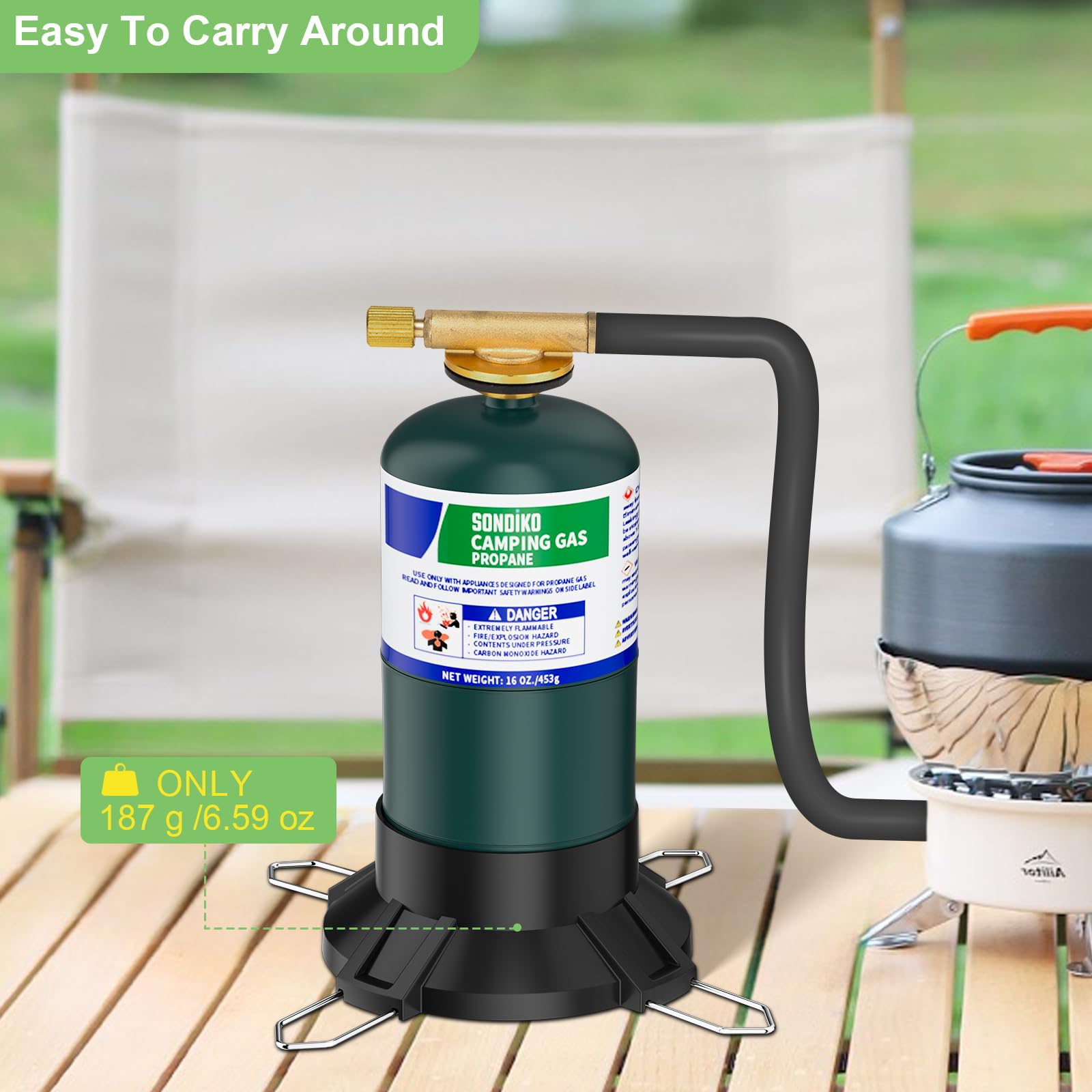 Snapklik.com : Sondiko Propane MAPP MAP-PRO Gas Cylinder Stand Base ...