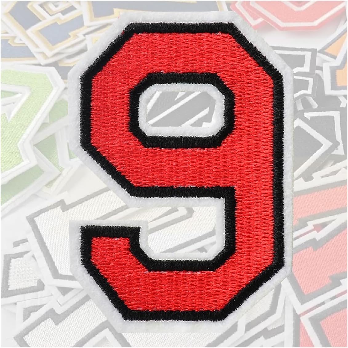 Amazon.com: AXEN 3.1inch Iron On Numbers Patches, Embroidered Numbers ...