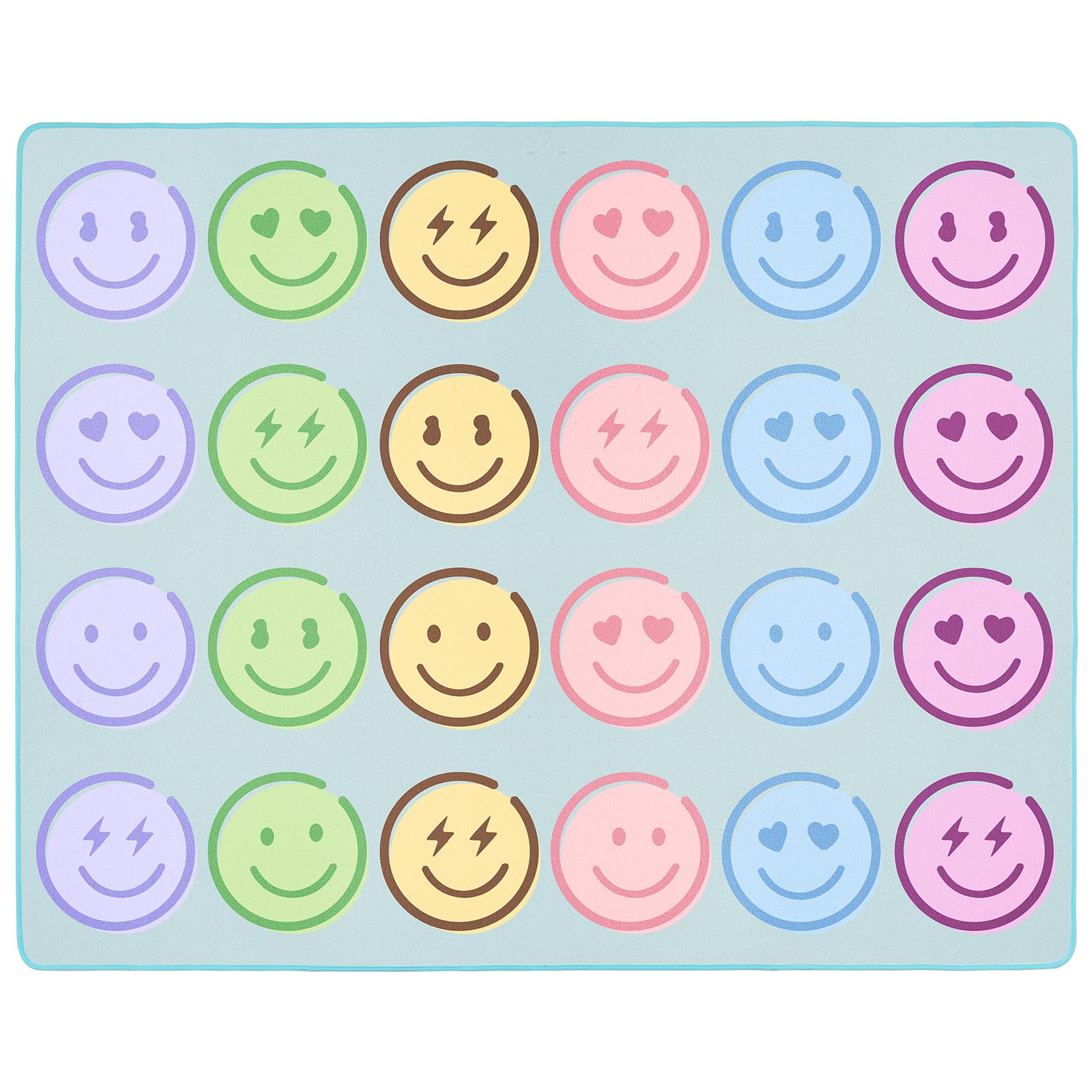 Amazon.com: 8' x 10' Classroom Rug, Carpets Schoolgirl Style Pastel ...