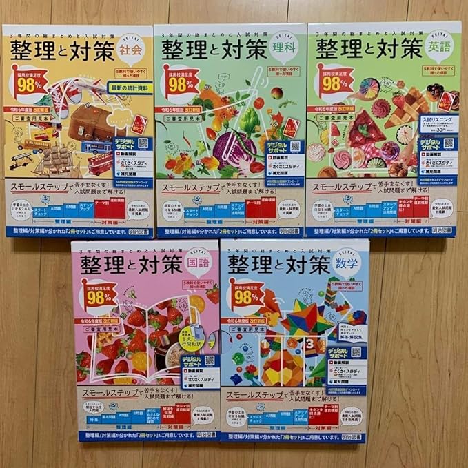 Amazon.co.jp: 中学 整理と対策 受験 高校入試 5教科 2024年版 NAVJ : おもちゃ