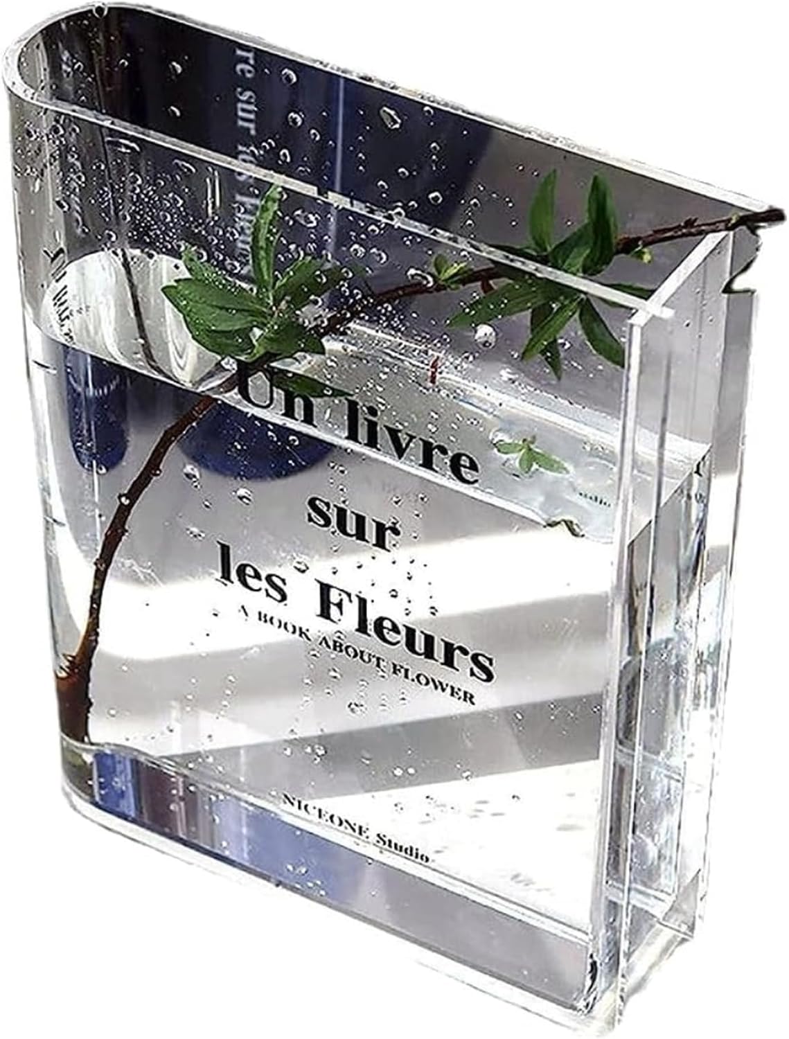 Amazon.com: Book Vase for Flowers, Artistic and Cultural Flavor ...