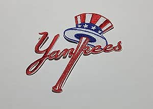 Amazon.com: New York Baseball Iron-ON Patch Yankee Embroidered : Sports ...