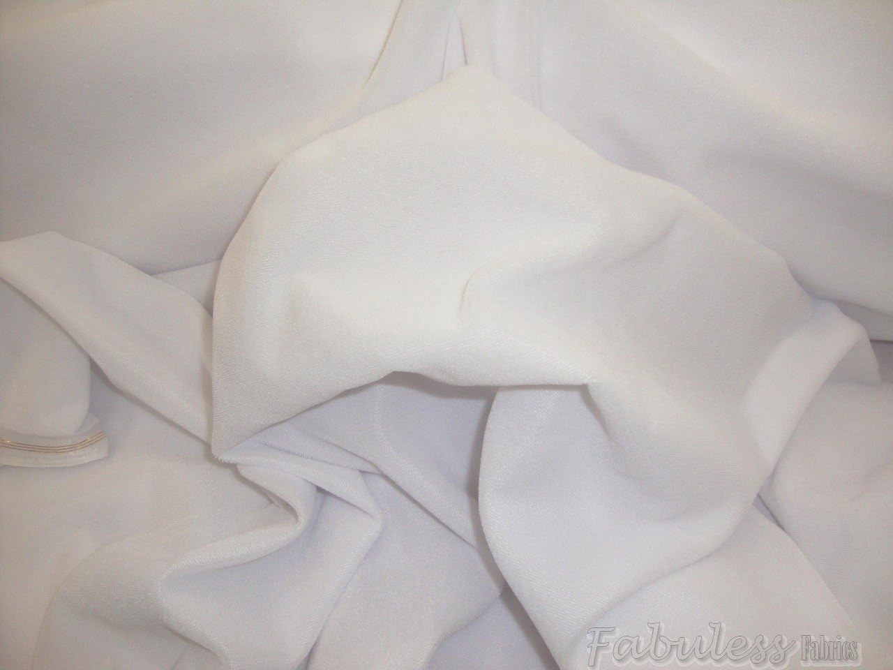 Amazon.com: White Plush Triple Velvet Fabric 45" Wide Per Yard : Arts ...