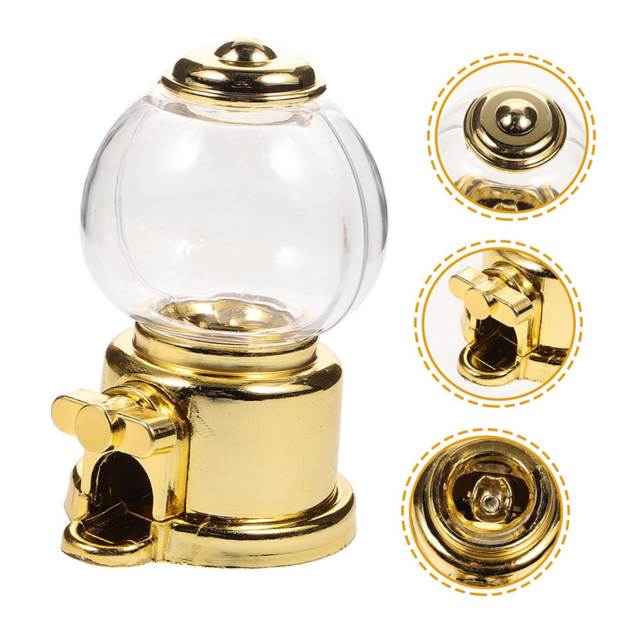Snapklik.com : 12pcs Gumballs Dispenser Creative Plastic Candy Machine ...