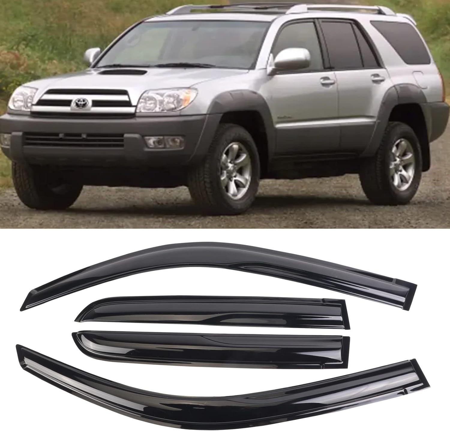 Amazon.com: SONTIAN Window Visor (Outside Mount) Deflector Rain Guard ...