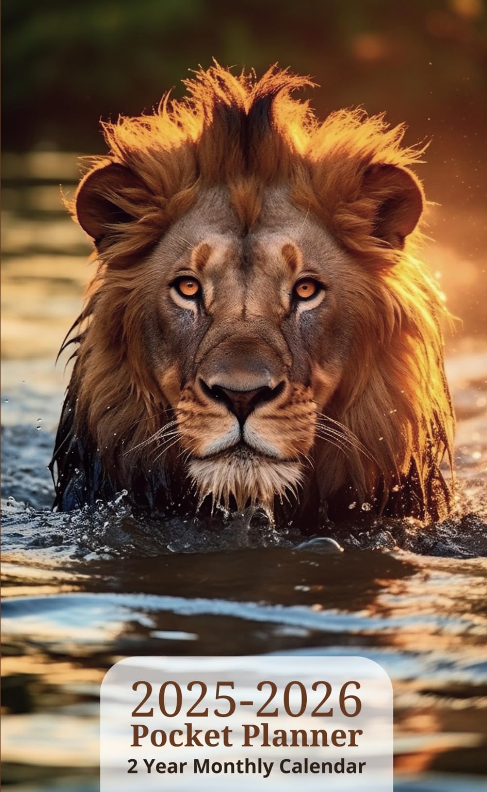 2025-2026 Pocket Planner: JW 2 Year Monthly Calendar, Lion, JW Gift ...