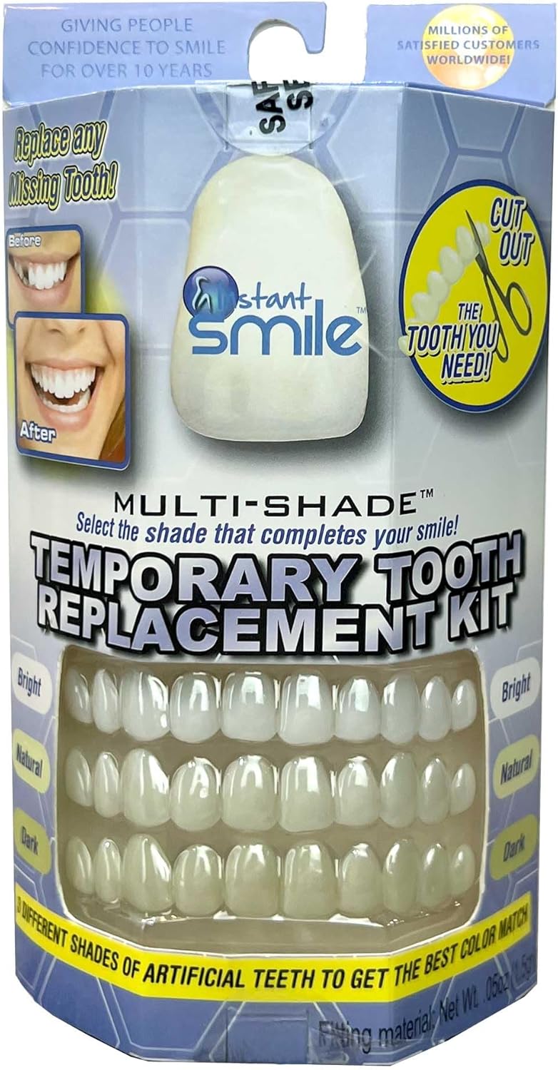 Instant Smile Multishade Temporary Tooth Repair Kit, Missing Tooth ...