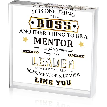 Amazon.com : Boss Gifts for Men Women - Ceramics Office Desk Decor Boss ...