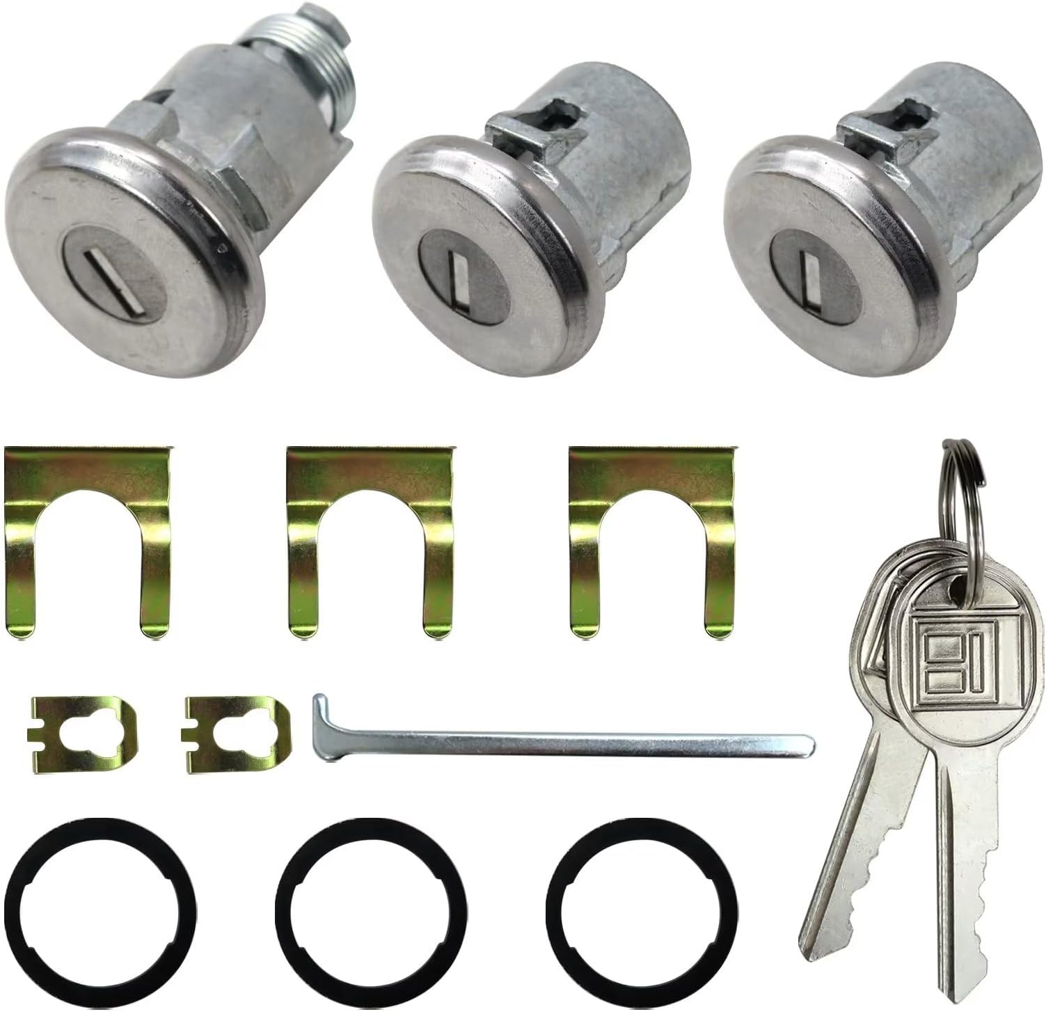Amazon.com: 654394765282 Door Trunk Lock Key Set Replacement for Monte ...