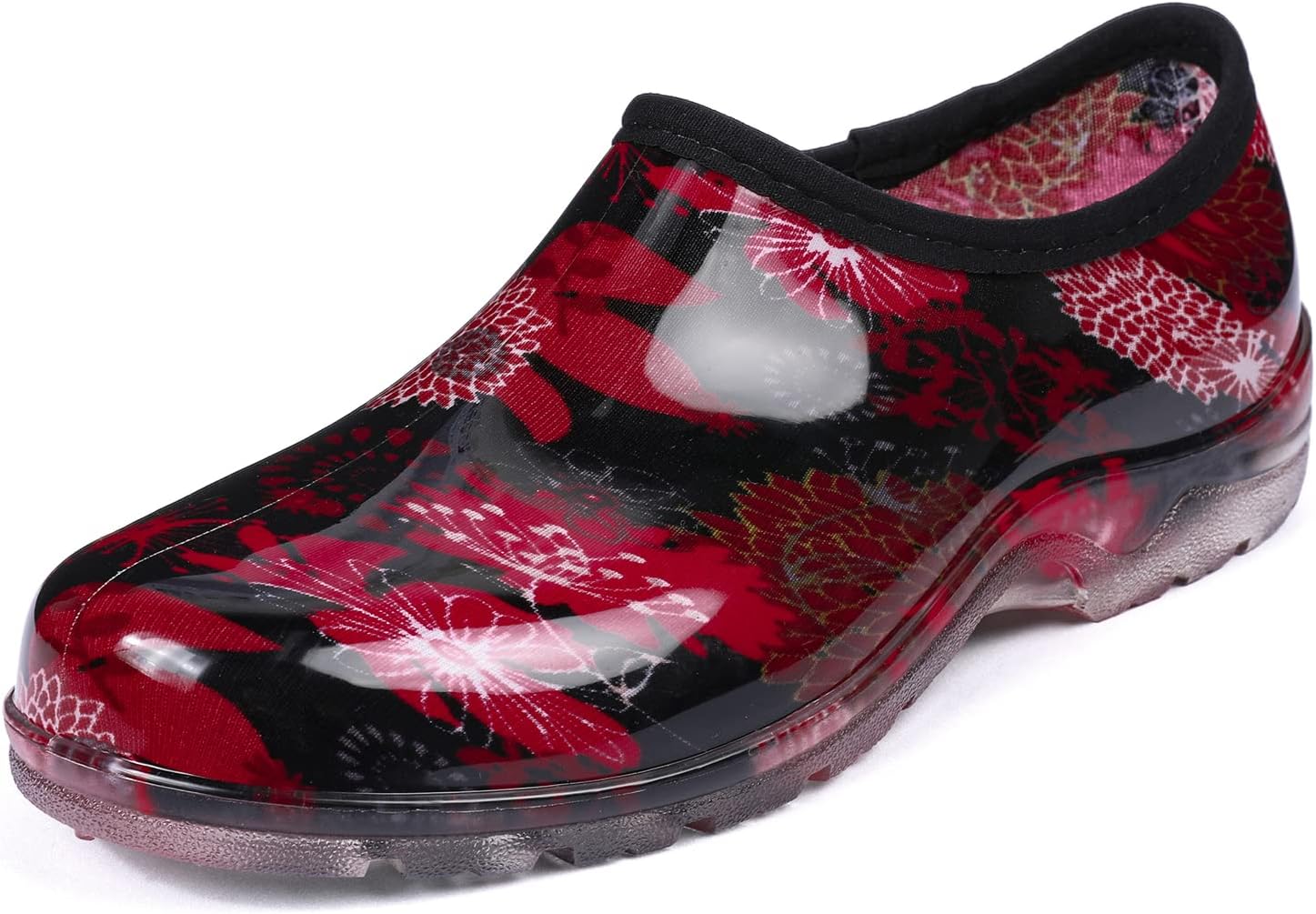DKSUKO Waterproof Garden Shoe for Women Outdoor Slip-On Rain Boots ...