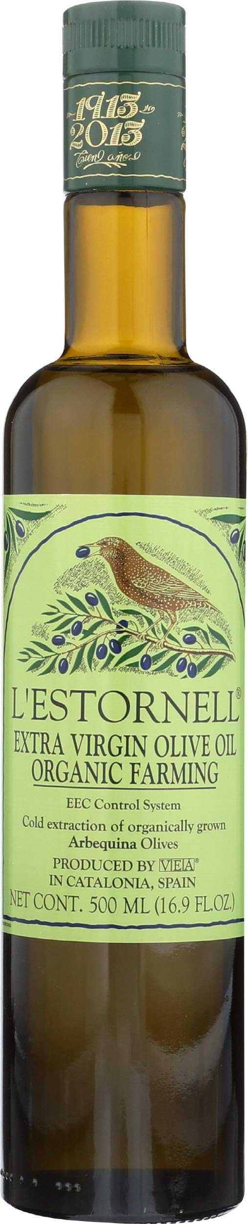Amazon.com : L'Estornell, Oil Olive Xv Organic, 500 ml : Grocery ...