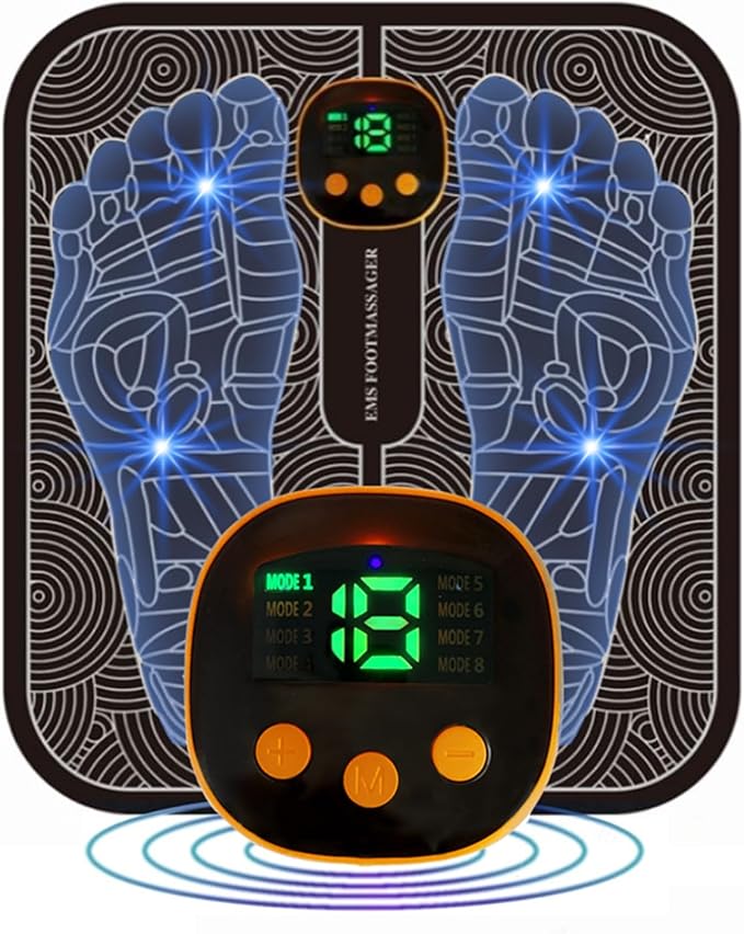 Foot Massagers for Pain Relief, EMS Electric Feet Massager, Foot Spa ...