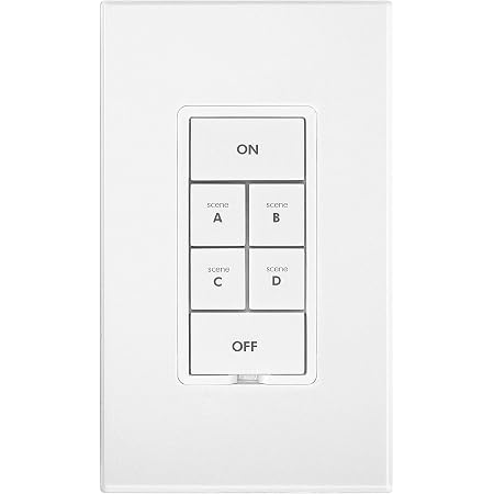 Insteon Smart On/Off Wall Switch, 1800 Watt, 2477S (White) - Insteon ...