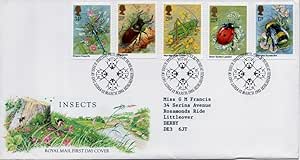 Royal Mail First Day Cover. 1985. Insects : Amazon.co.uk: Books
