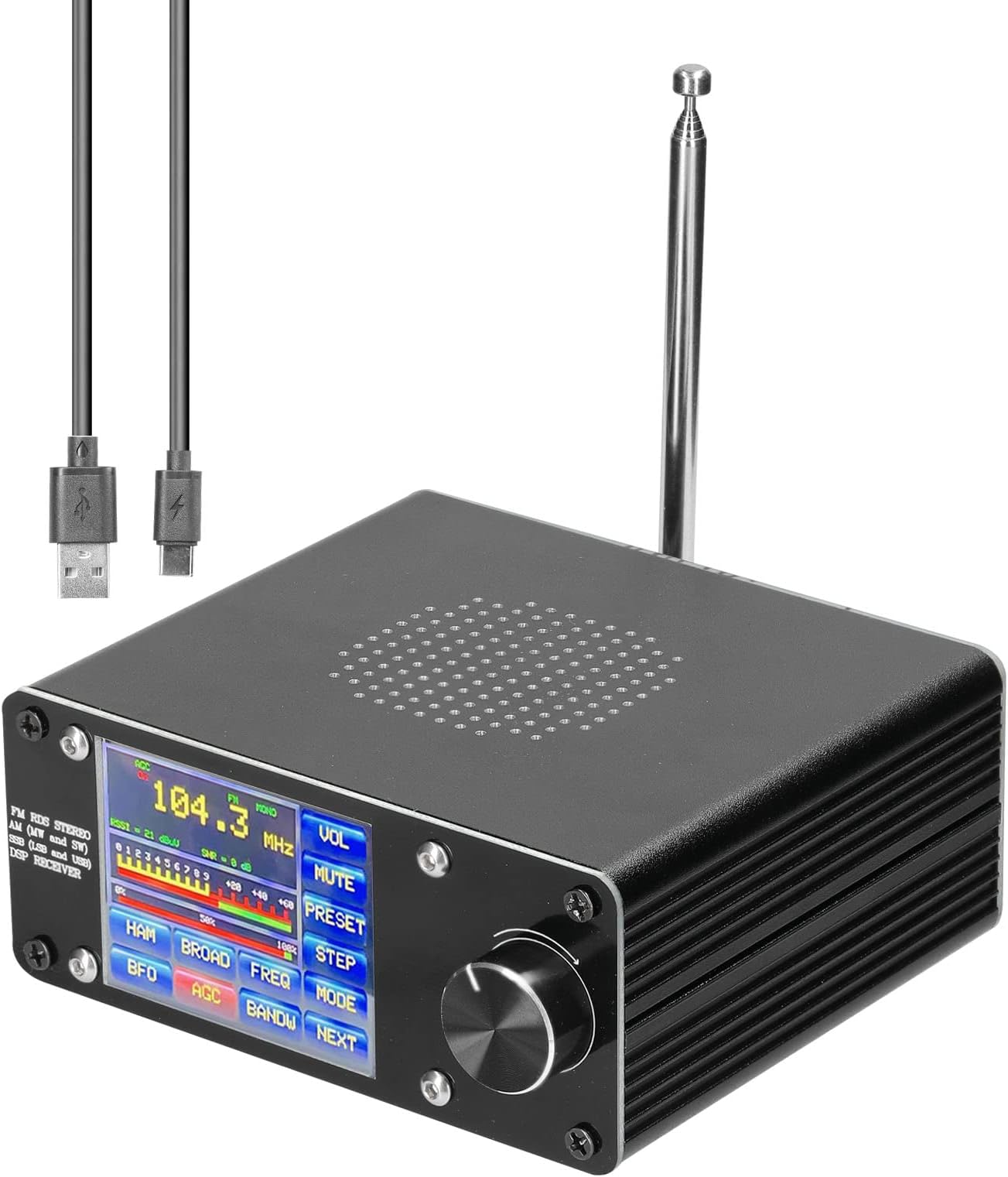 ATS-100 SI4732/SI4735 Full-wave Band Radio Receiver FM LW (MW & SW) SSB ...