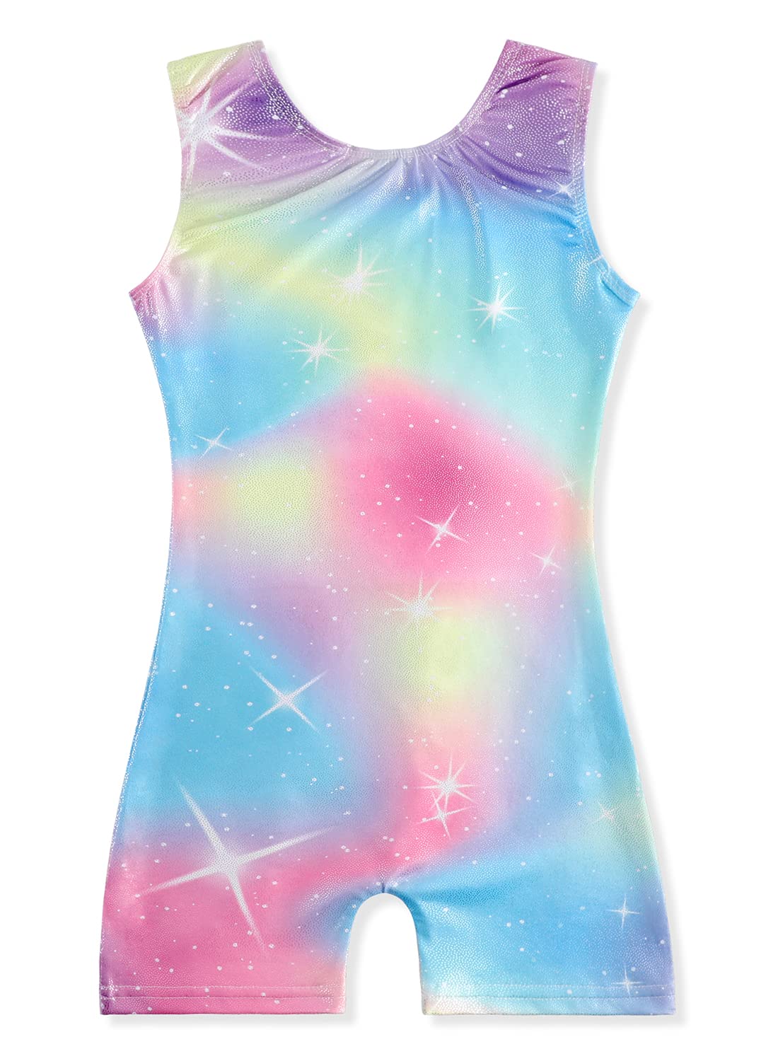 Eqsjiu Leotard For Girls Gymnastics Rainbow Colorful