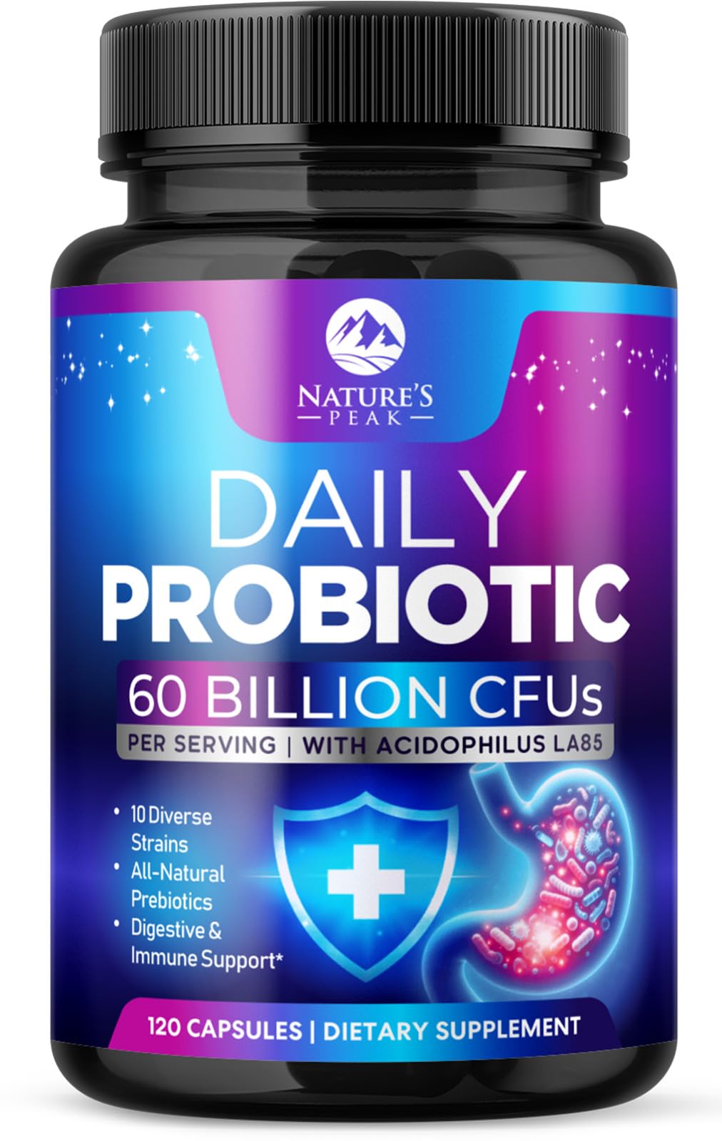 Amazon.com: Daily Probiotics and Prebiotics 60 Billion CFU - 10 Strains ...