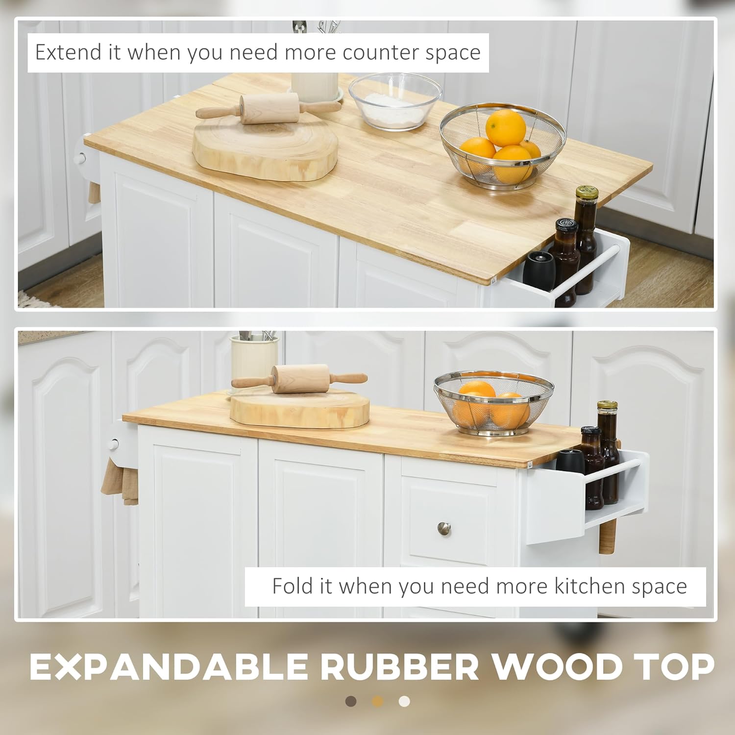HOMCOM Kitchen Island Instruction Manual