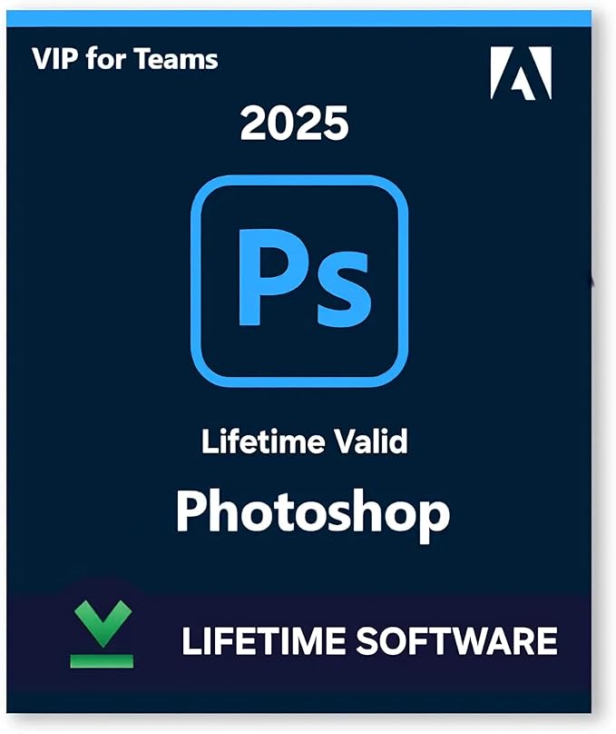 Photoshop PS Software 2025 latest Version (1 PC or 1 Mac) Lifetime ...