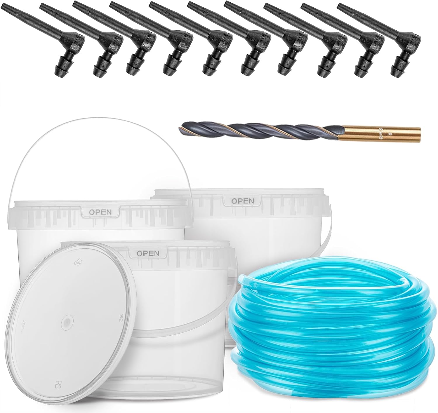 Amazon.com: Maple Syrup Tapping Kit Starter Set with 5 Clear Buckets ...