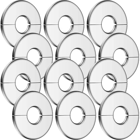 1/2 Inches Escutcheon Flange Plate Pipe Cover for 5/8 Inches OD Copper ...