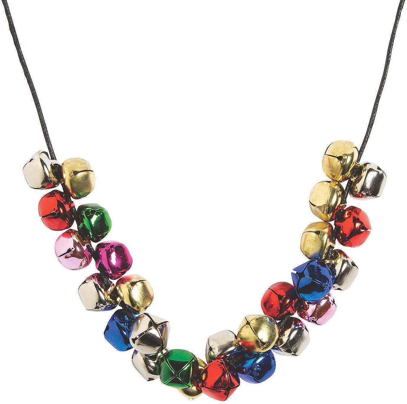 Amazon.com: Fun Express Jingle Bell Christmas Necklaces - Jewelry - 12 ...