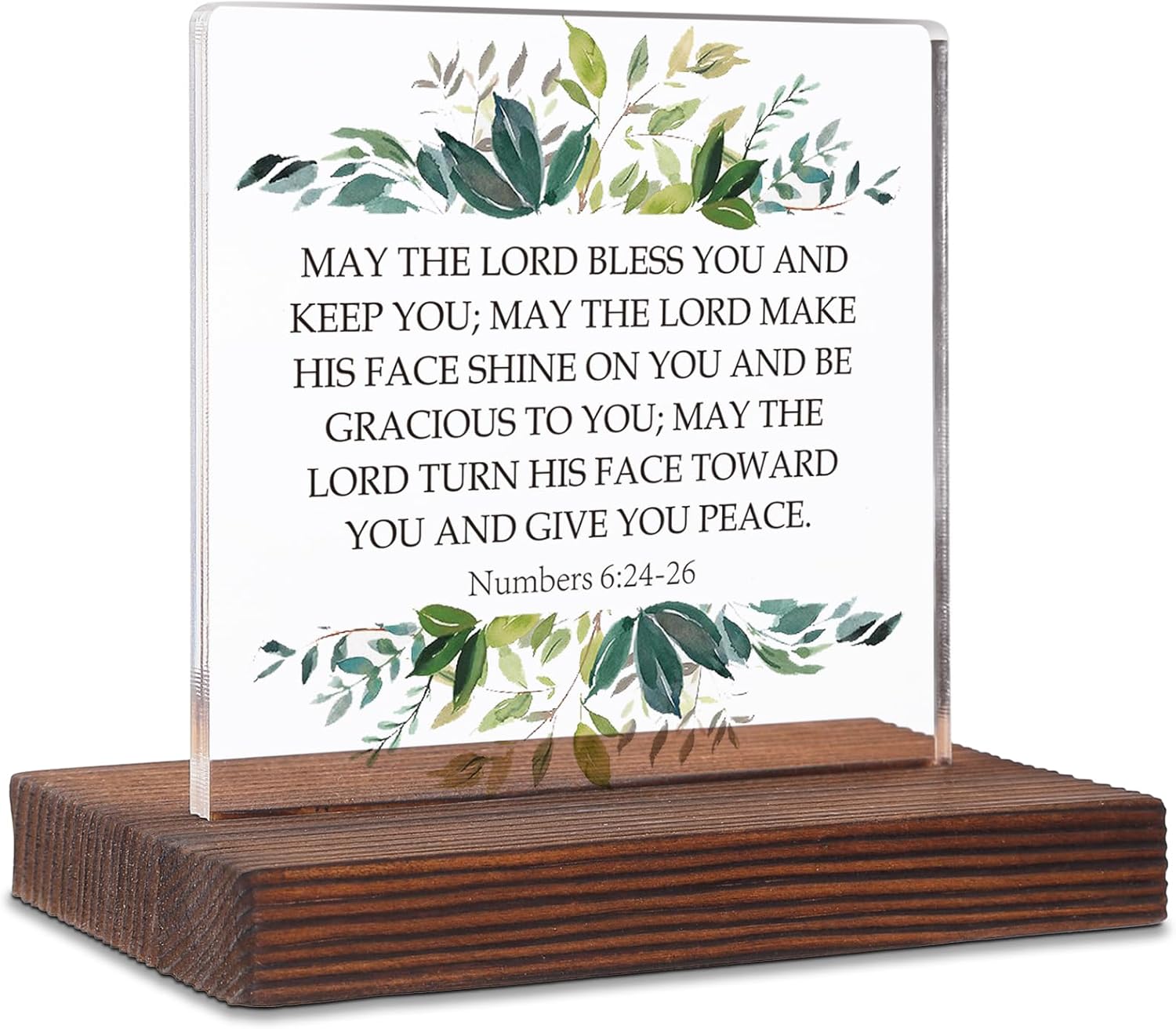 Amazon.com: Inspirational Gifts with Scripture sign for Home Office ...