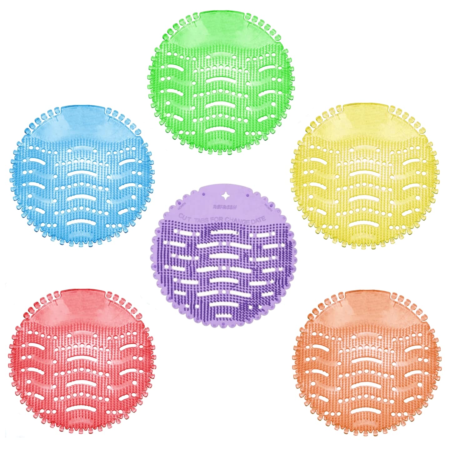 Urinal Screen Mats With Fragrance(Pack Of 10 Pcs, Mix Flavour Box ...