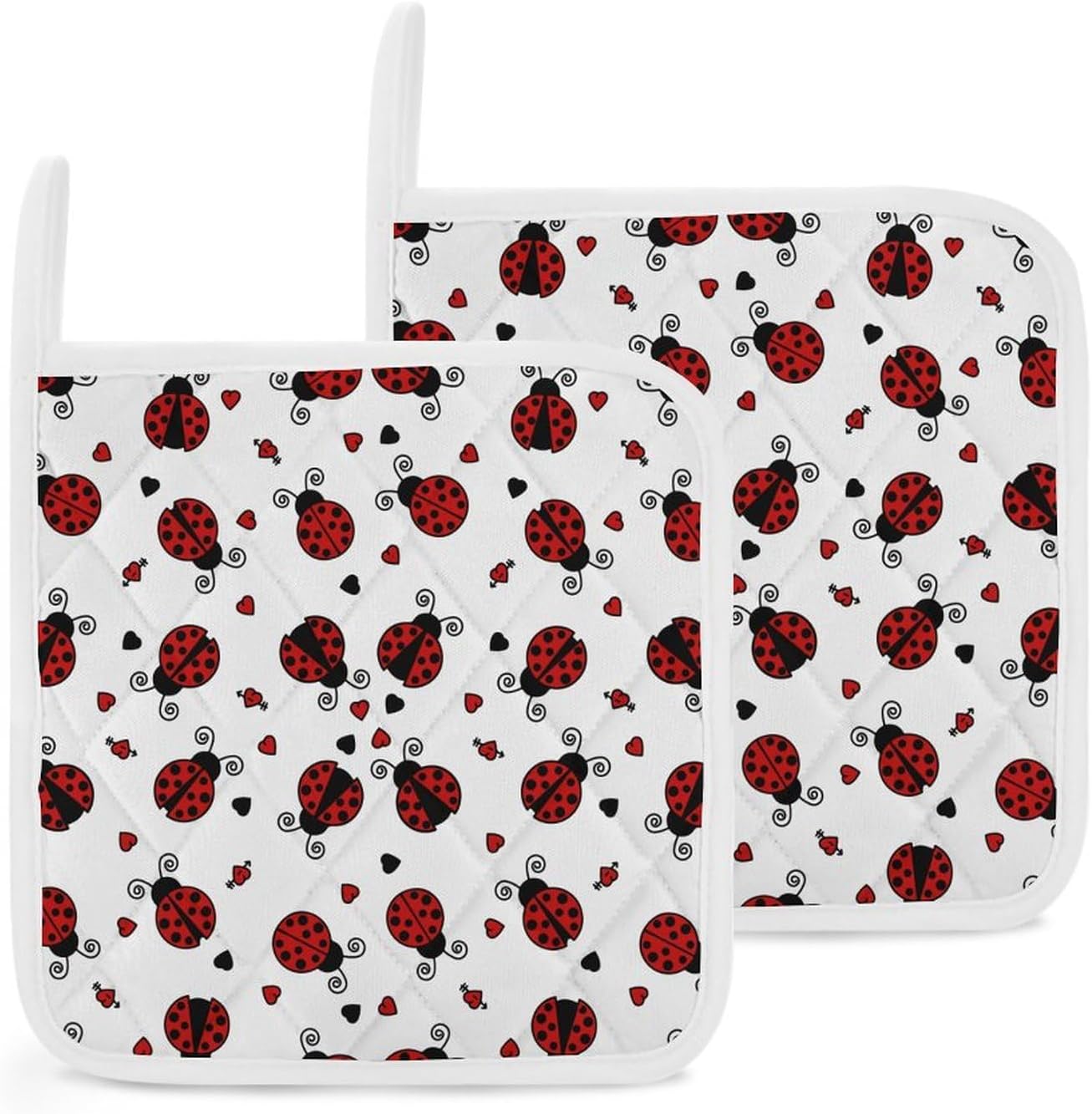 Amazon.com: Coccinella Septempunctata Ladybug 2 Pack Pot Holders for ...