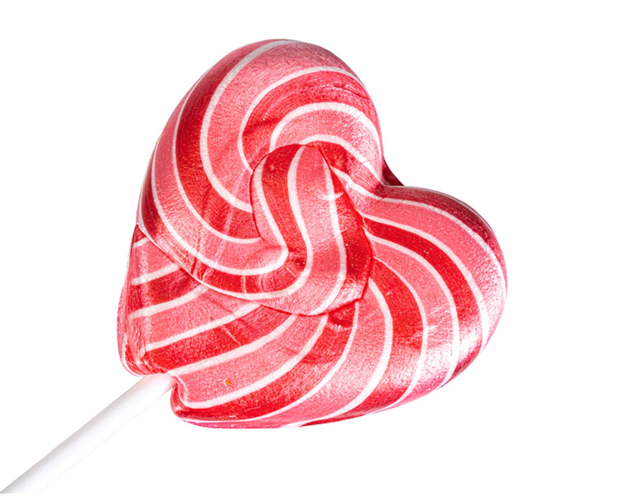 Red Valentine Heart Lollipop Pink Heart Lollipops Fabric, Wallpaper