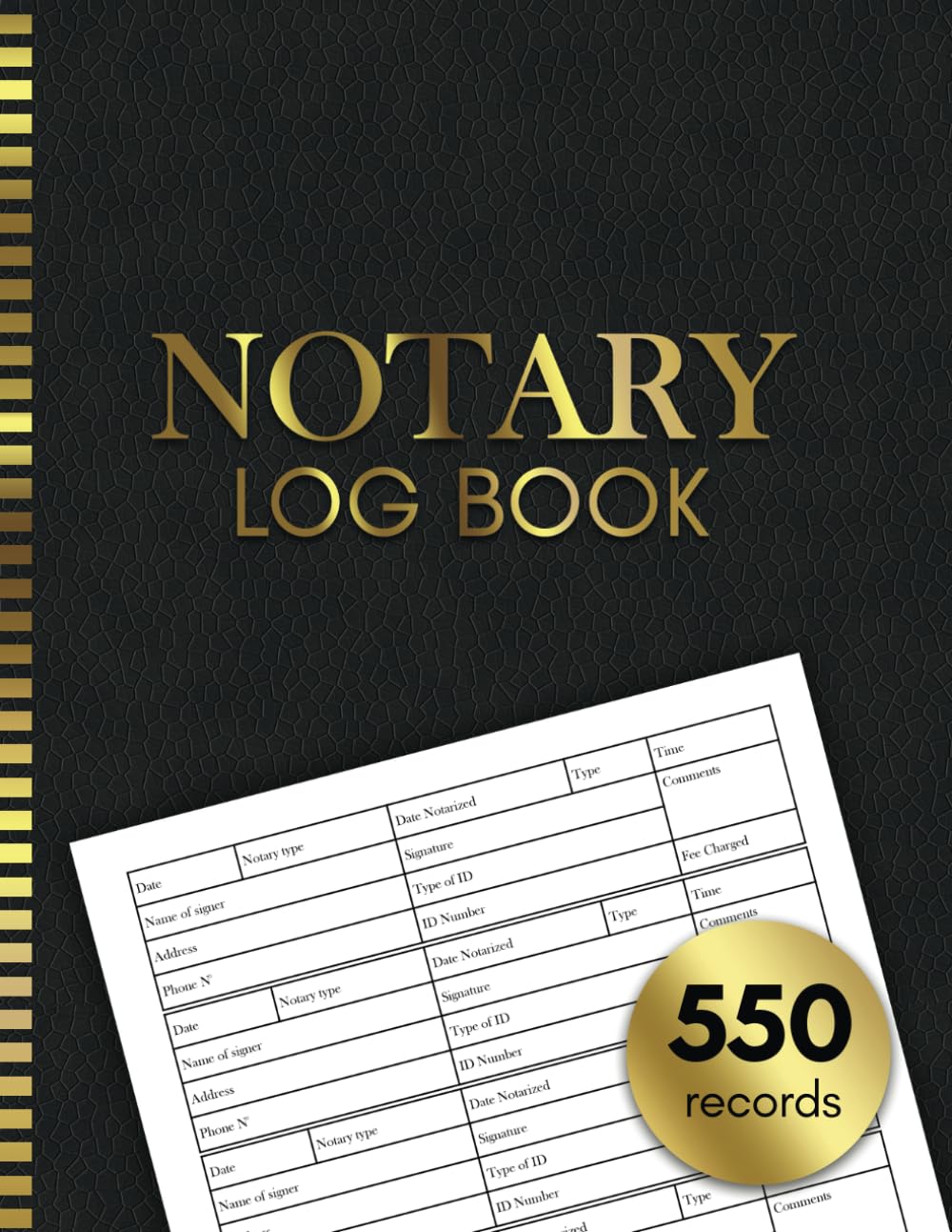 Notary Log Book: Notary Public Record Book, Notary Book Journal ...