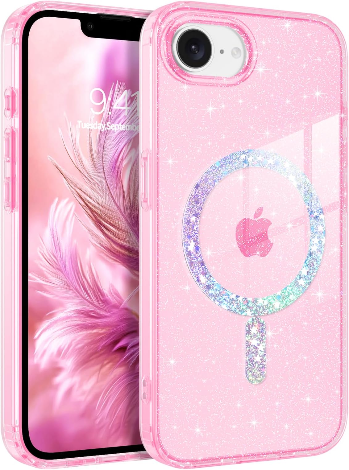 Amazon.com: BENTOBEN Magnetic for iPhone 16e Case, Clear Crystal ...