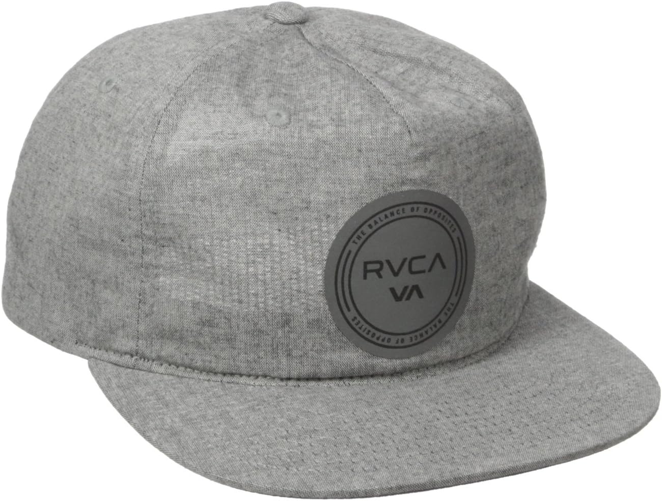 RVCA Gorra Reflex Five Panel para Hombre, Gris Claro, Talla única ...