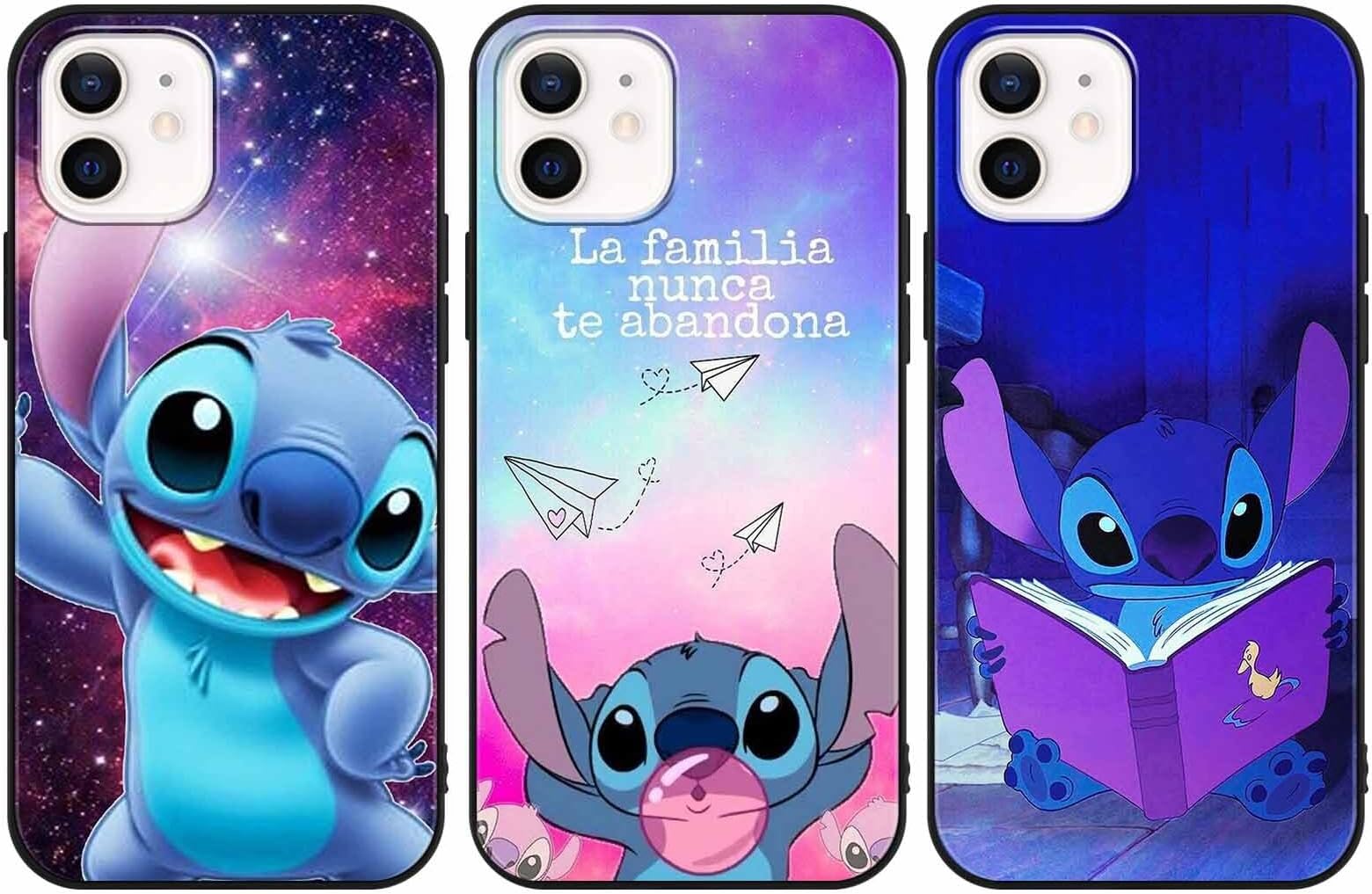 Amazon.com: iPhone 11 Disney Lilo and Stitch Cute Stitch Face Slate ...