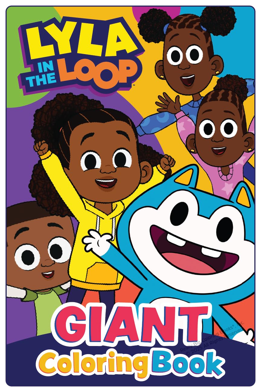 Lyla in the Loop Giant Coloring Book, PBS KIDS Characters Series, Ages ...