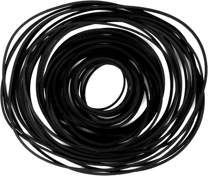 Amazon.com: 50pcs Recorder Rubber Belts, Rubber Cassette Belts 1mm/0.04 ...