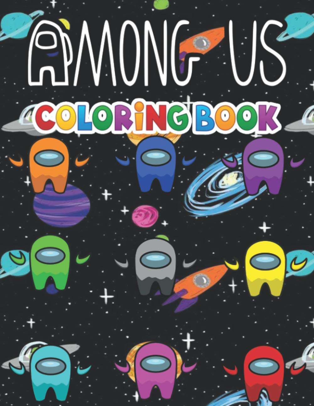 Among Us Coloring Book 55 Among Us Colouring Pages Kids | Desertcart INDIA