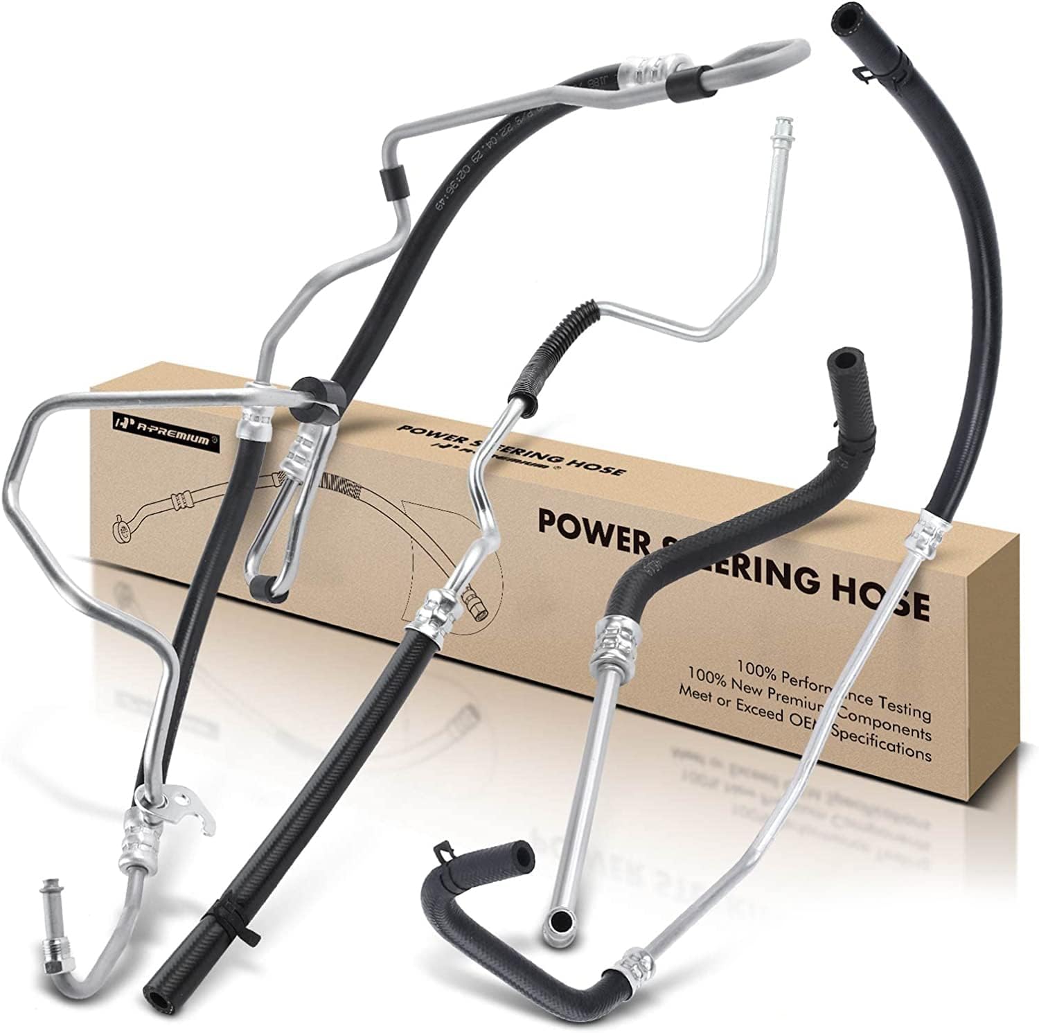 Amazon.com: A-Premium Power Steering Hose Pressure & Return Hose Line ...