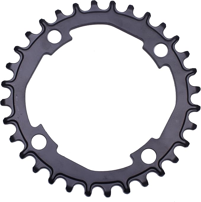 PROWHEEL 32T/34T/36T/38T/40T/42T/44T/46T/48T Chainring 104BCD Round ...