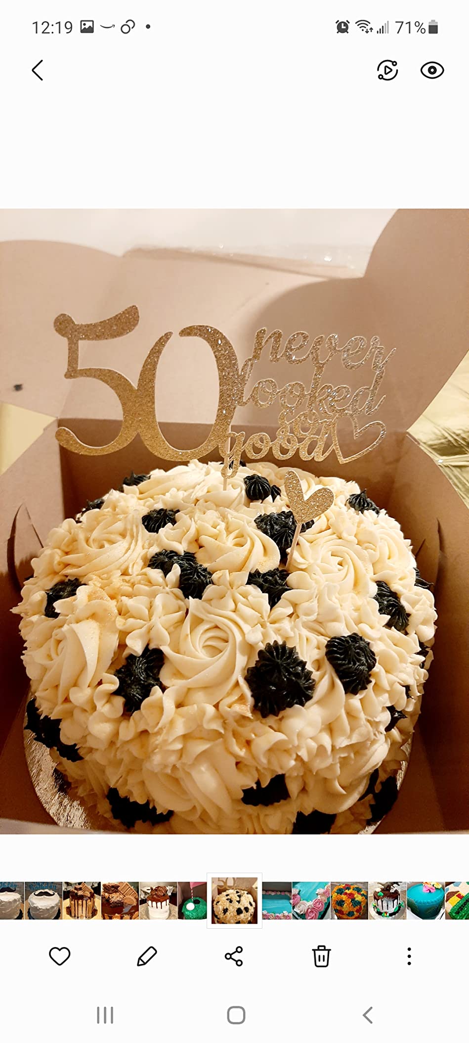 50 Never Looked So Good Cake Topper : Amazon.ca: Grocery & Gourmet Food