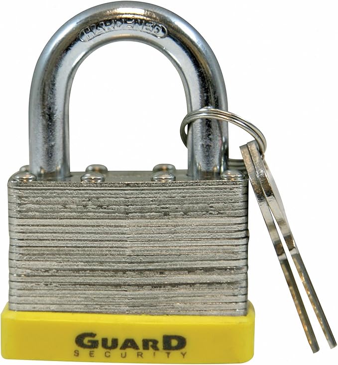 Guard Security 750 Laminated Steel Padlock with 2-Inch Standard Shackle ...