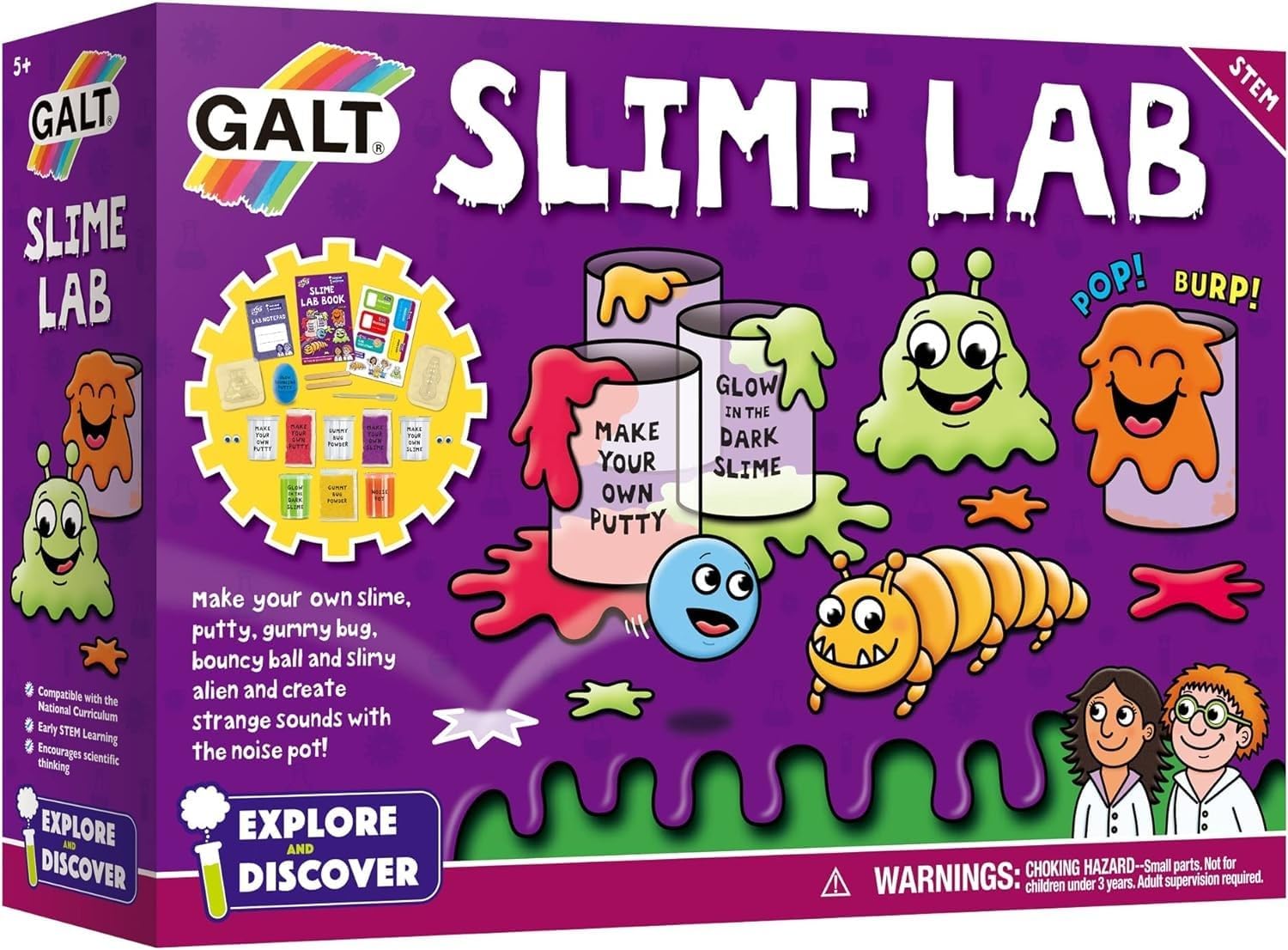 Galt - Slime Lab : Amazon.com.au: Toys & Games