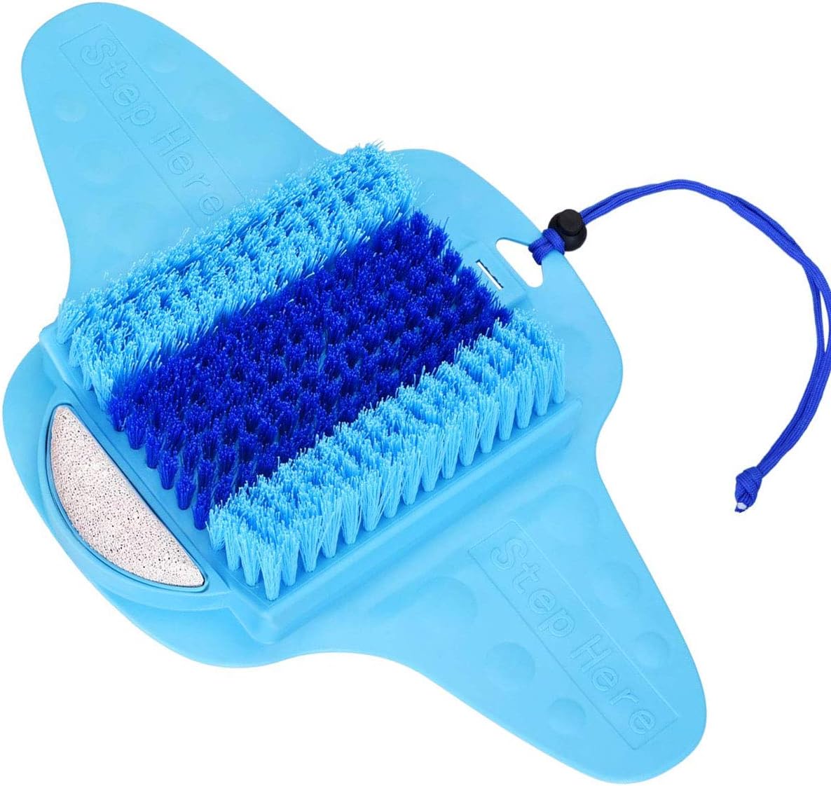 Amazon.com : Shower Foot Scrubber with Pumice Stone,Feet Cleaner with ...